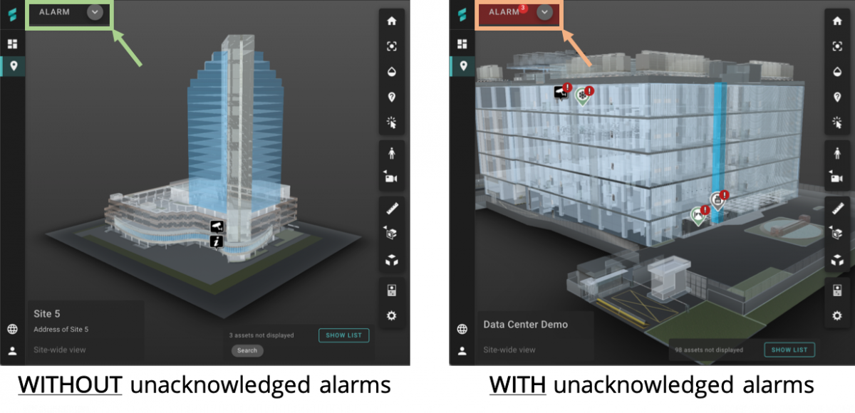 V2/Digital Twin Tutorial/Viewing Alarm - Senfi Docs