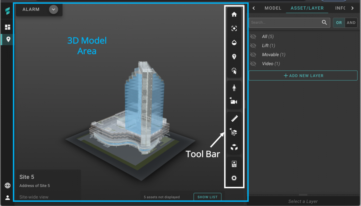 V2/Digital Twin Tutorial/Viewing Site/Navigate Site - Senfi Docs
